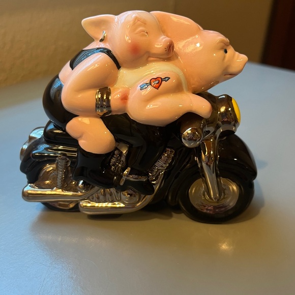 Clay Art | Dining | Clay Art Vintage 999 Biker Hogs Salt Pepper Shaker ...